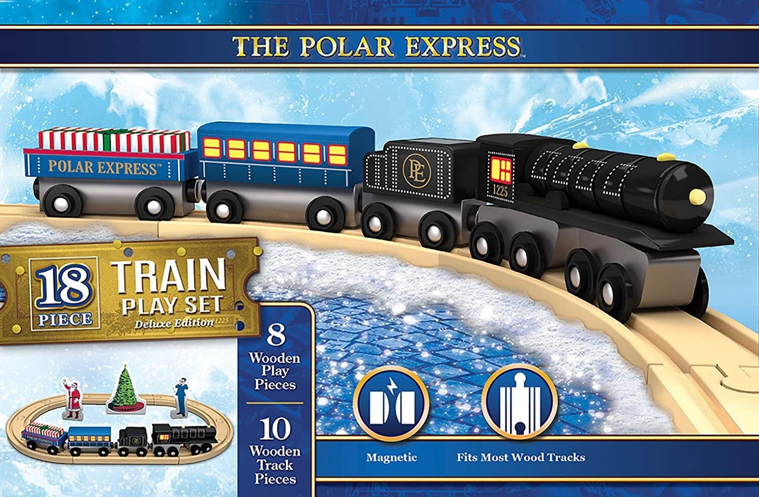 Polar Express 18pc Train Set | Aunt Heidi's Toys